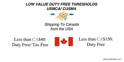 Low Cost shipping from Georgia USA to Canada