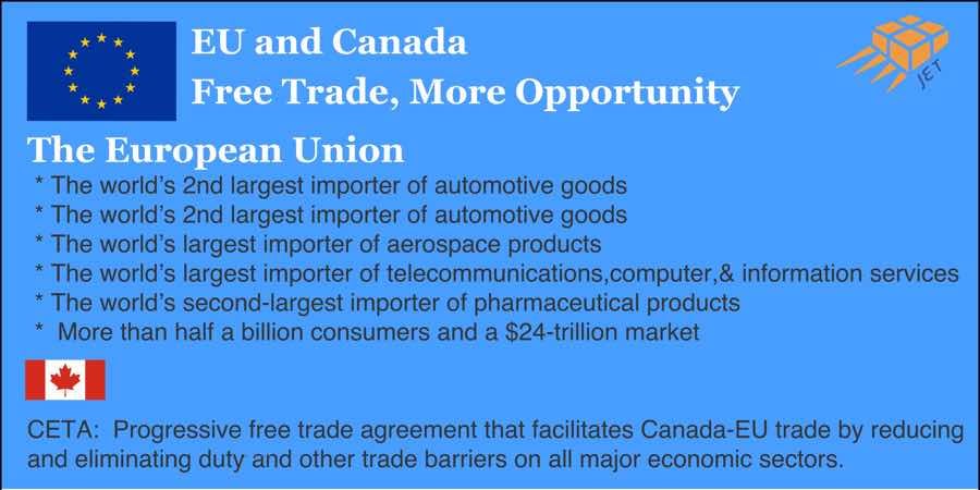 CETA European opportunity for Canadian Companies