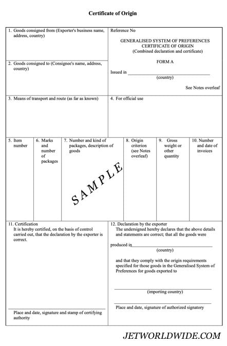 CERS : Declaration of Exportation Shipping from Canada